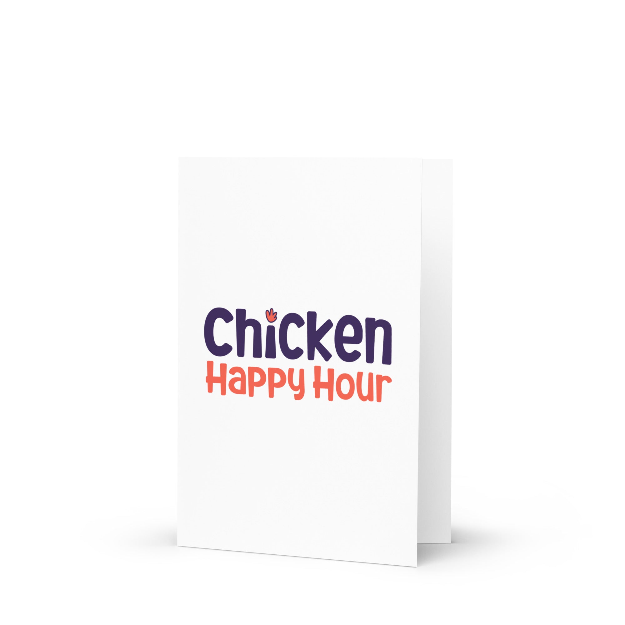 Chicken Happy Hour Greeting card